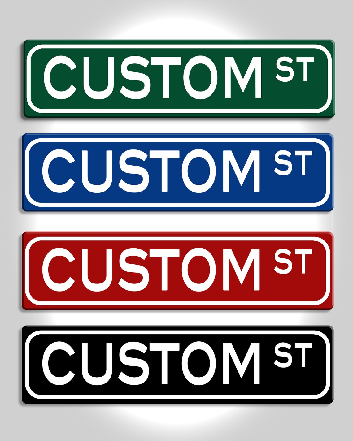 Custom Street Sign Metal • Personalized Metal Street Sign Custom ...