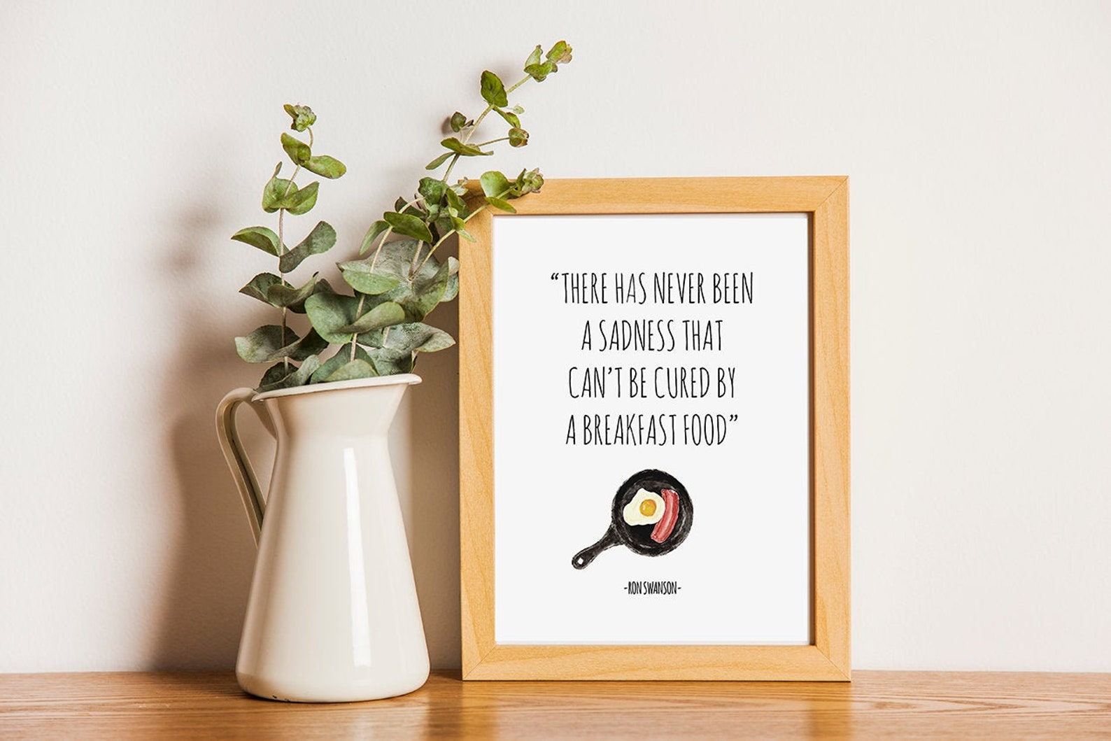 Food Quote Printable, Breakfast Food, Food Art Printable, Printable ...