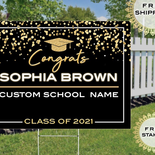 Graduation Yard Sign - Etsy