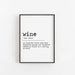 AM PM Coffee Wine Sign Set of 3 · Coffee Definition, Wine Definition ...