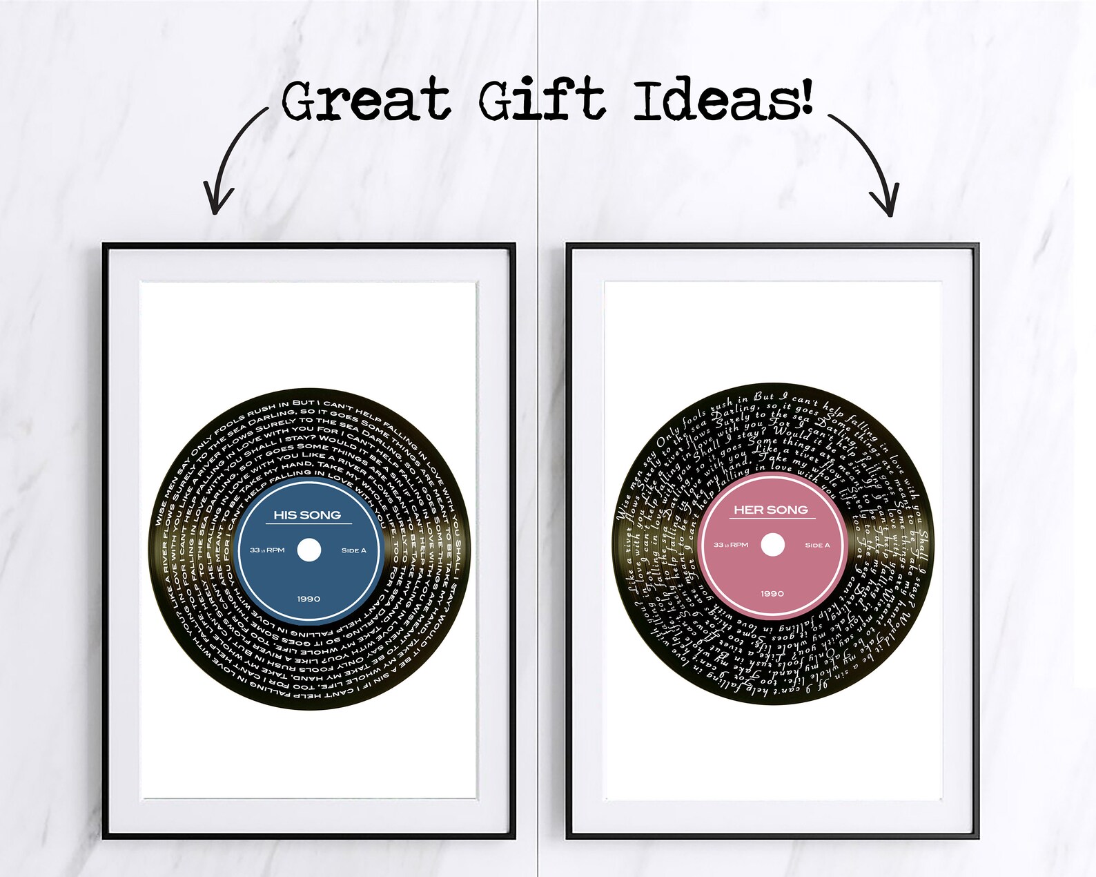 Custom Vinyl Print Vinyl Record Art Personalized Song - Etsy