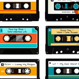 Custom Cassette Print · Retro Cassette Poster Personalized, Add Your ...