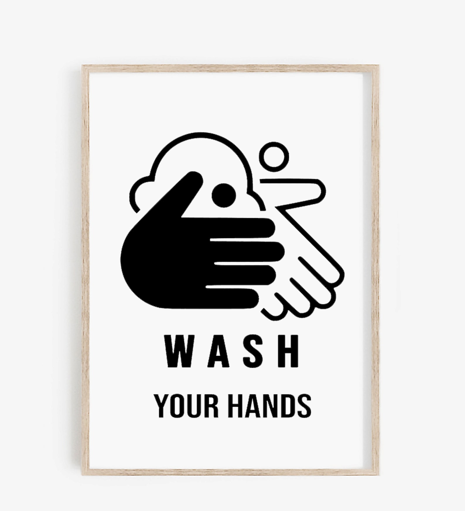 Bathroom Prints Set of 3 Minimalist Bathroom Printable Wall | Etsy