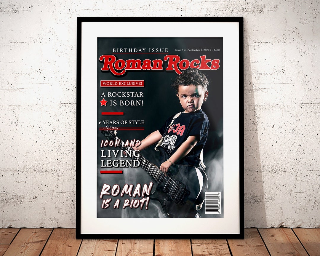 Custom Magazine Cover Gift · Personalized Magazine · Custom Birthday ...