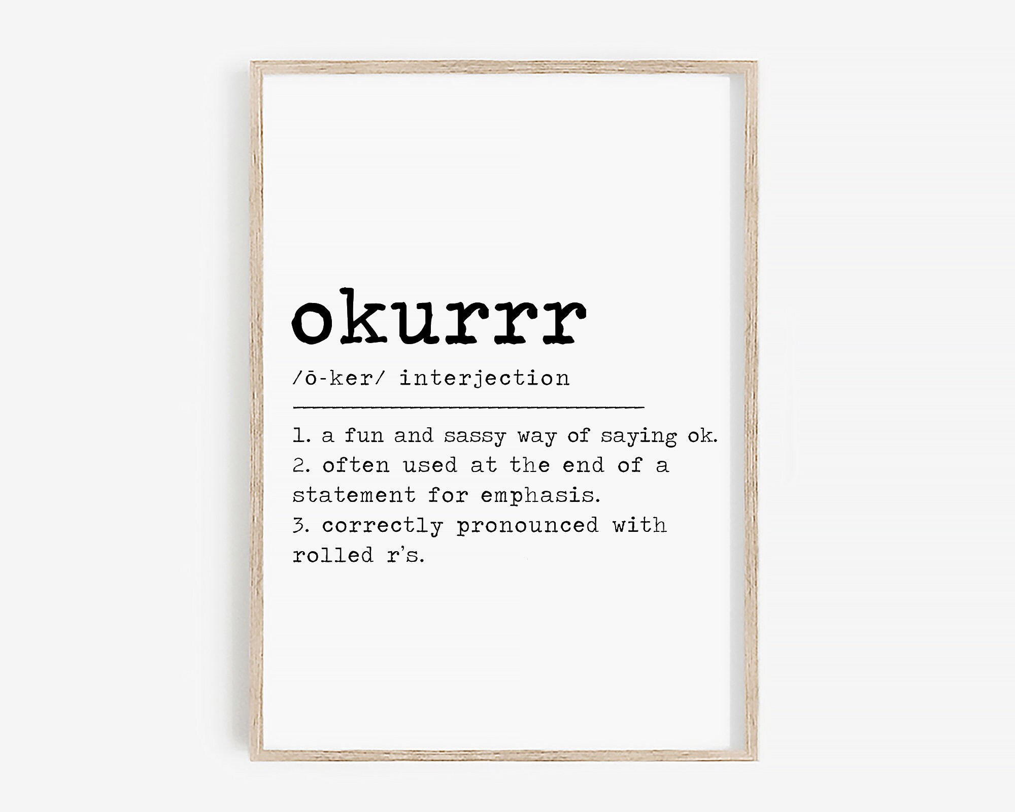 Okurrr Definition Okurr Cardi B Poster Funny Gay Gifts - Etsy