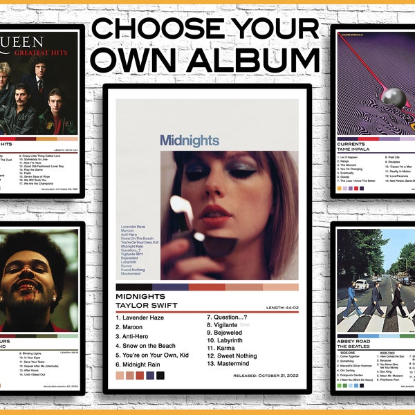 Album Poster - Etsy