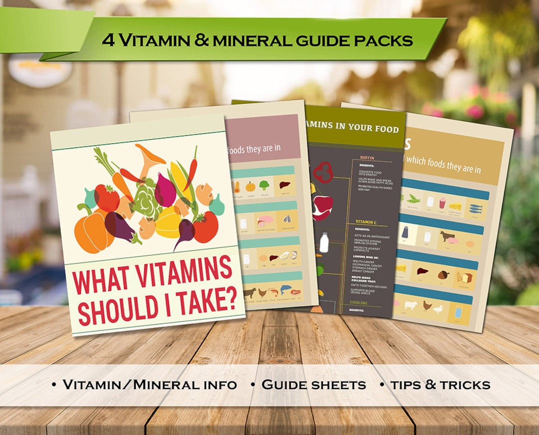 Vitamin Guides, Mineral Guides, Vitamin Minerals, Vitamin Cheat Sheets ...