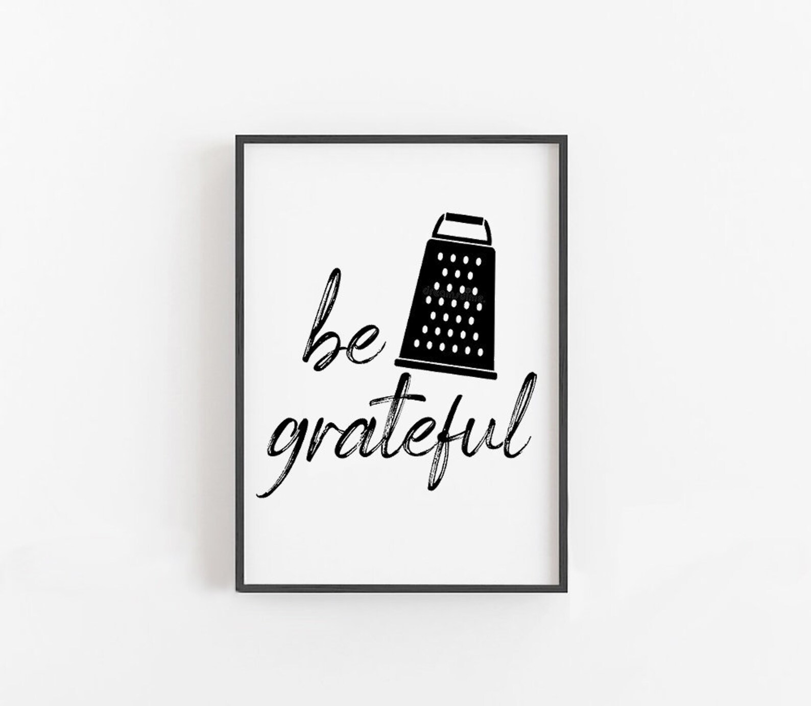 Be Grateful Sign · Printable Kitchen Wall Art · Kitchen Decor, Kitchen ...