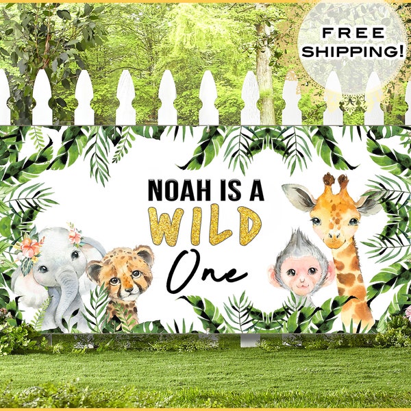 Wild One Banner - Etsy