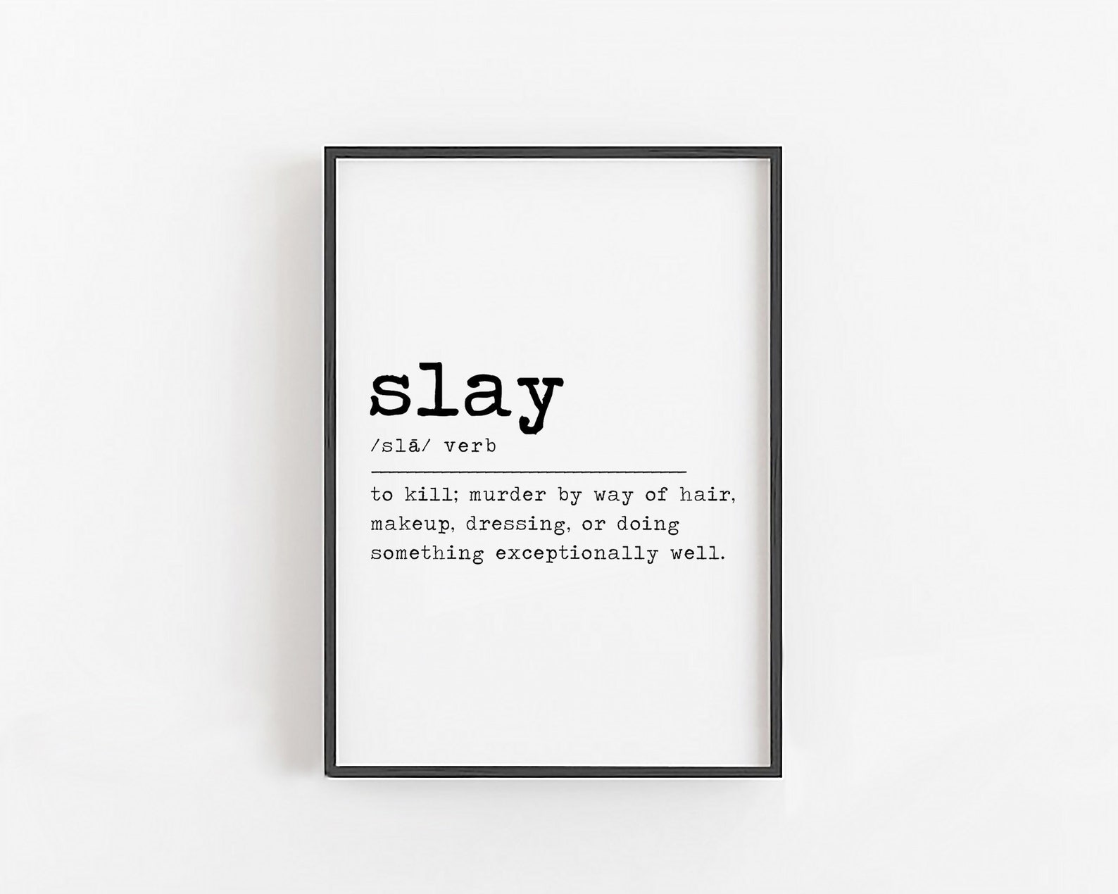 Slay Definition Slay Poster Gay Gifts Gay Pride Gifts - Etsy New Zealand