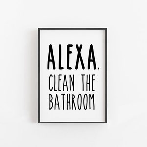 Funny Alexa Signs Set of 7 · Funny Kitchen Signs · Alexa Printable Wall ...