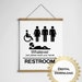 Alien Mens Women Funny Bathroom Sign Restroom Bathroom - Etsy