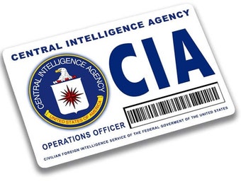 Cia Id Card - Etsy