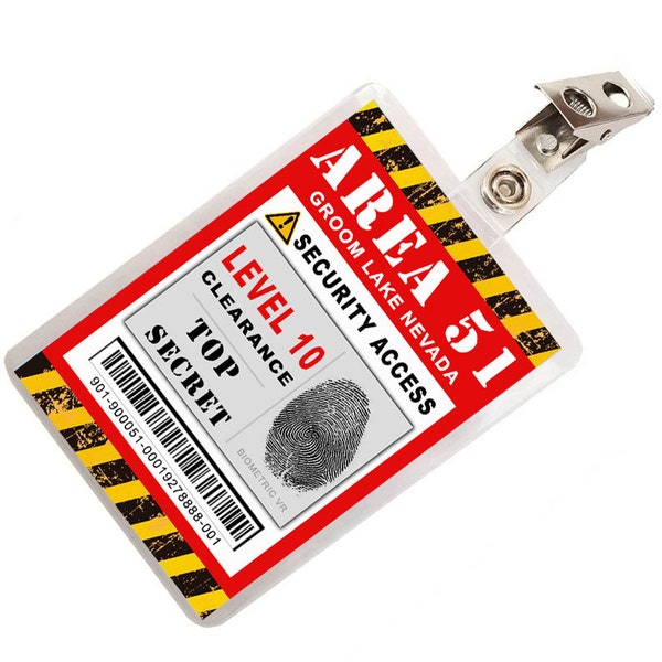Area 51 Printable Id Badge - Etsy