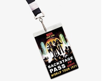 Kiss Backstage Pass - Etsy