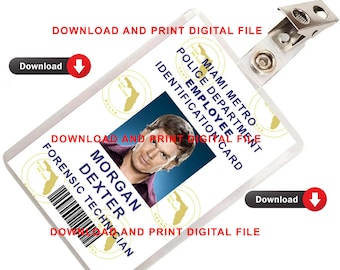 Dexter Id Badge - Etsy