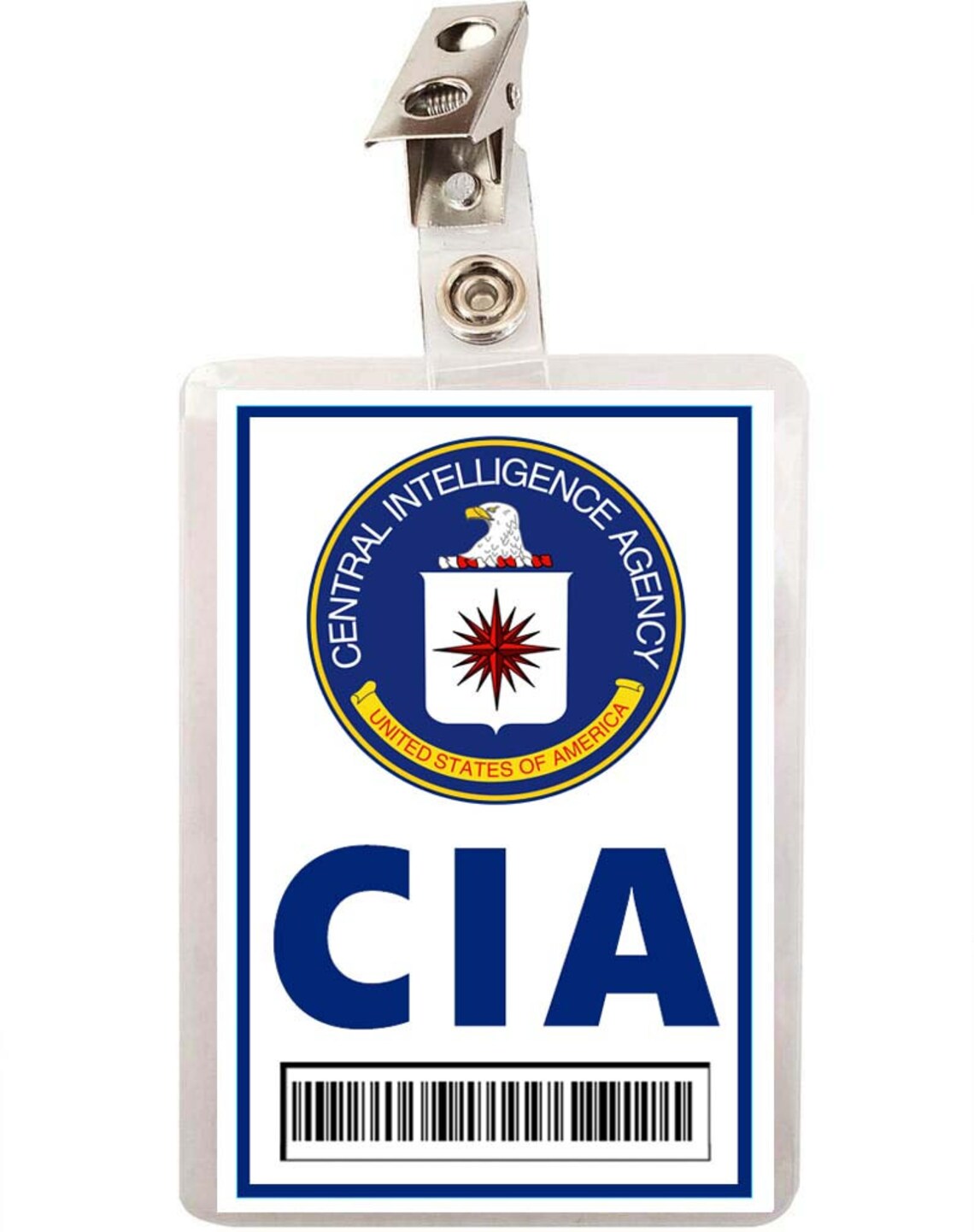 CIA ID Badge Cosplay Costume Name Tag Prop | Etsy