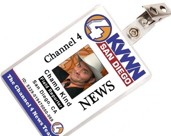 Anchorman Id Badge - Etsy