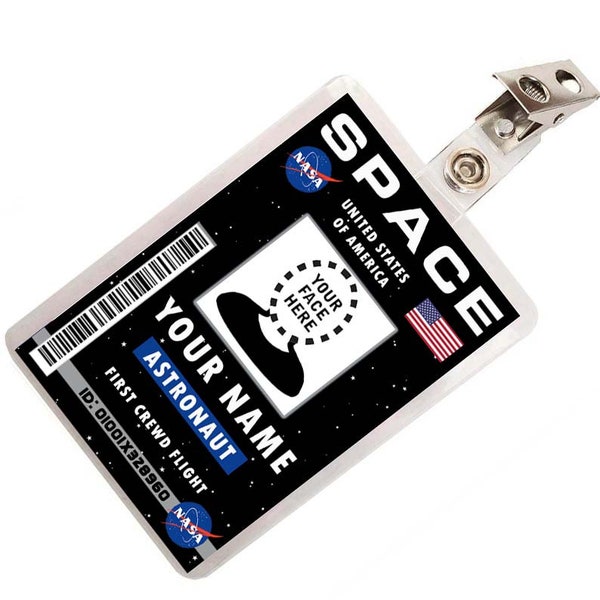 Astronaut Name Badge - Etsy Australia