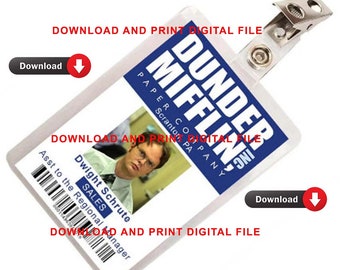 Dwight Schrute Name Tag - Etsy