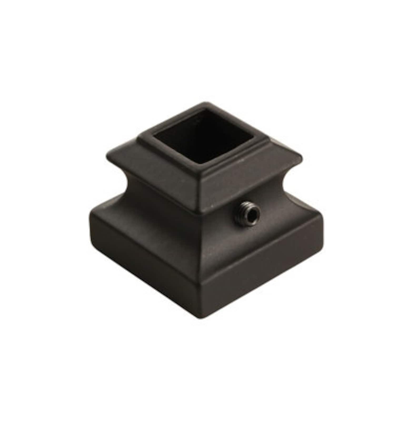 Stair Iron Baluster Flat Shoe With Screw Set Satin Black - Etsy