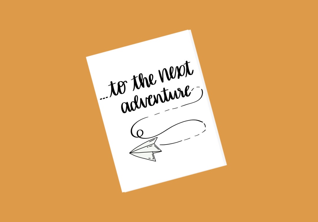 To the Next Adventure— Graduation Collection - Etsy