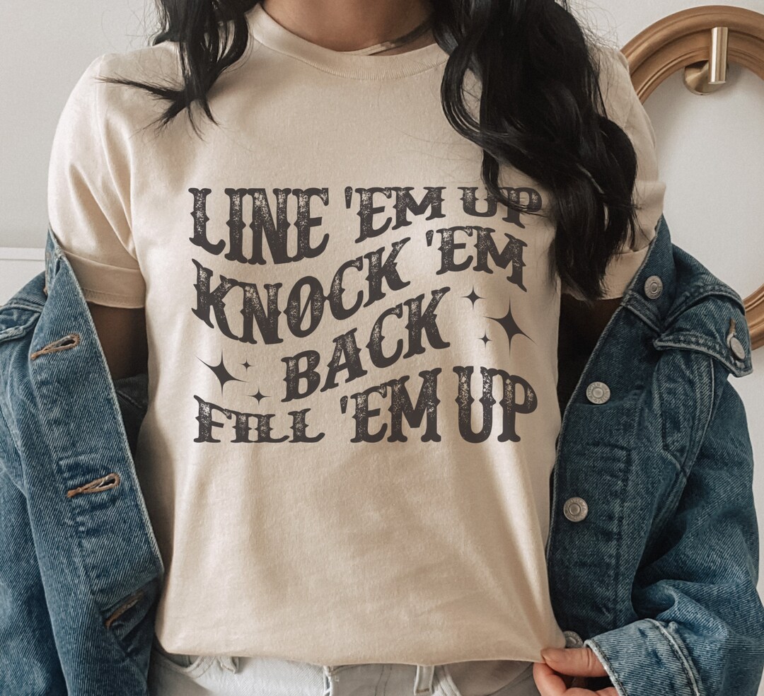 Wallen Shirt, Line 'em Up, Country Music Shirt Lover, Gift for Her ...