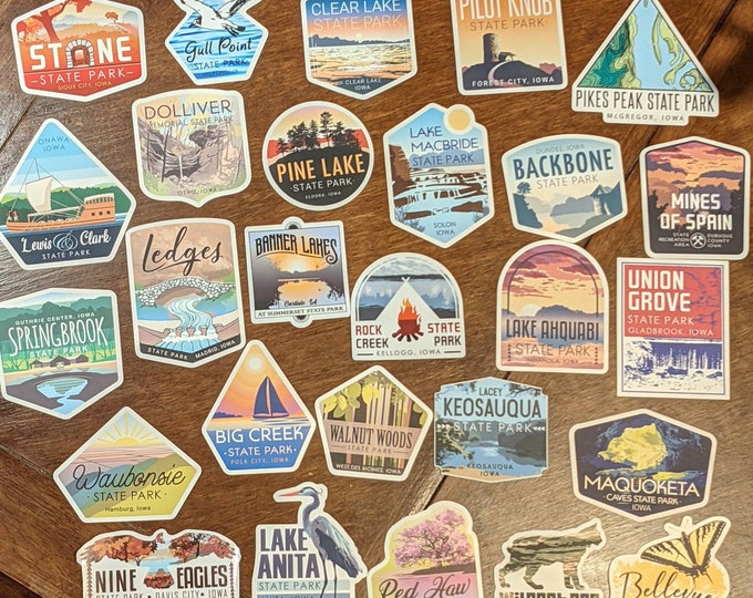 Iowa State Parks Map-iowa State Parks Checklist-state Parks of Iowa Map ...