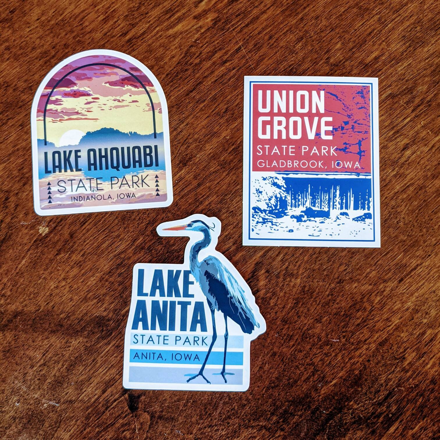 Pick 3 Iowa Stickers | Etsy