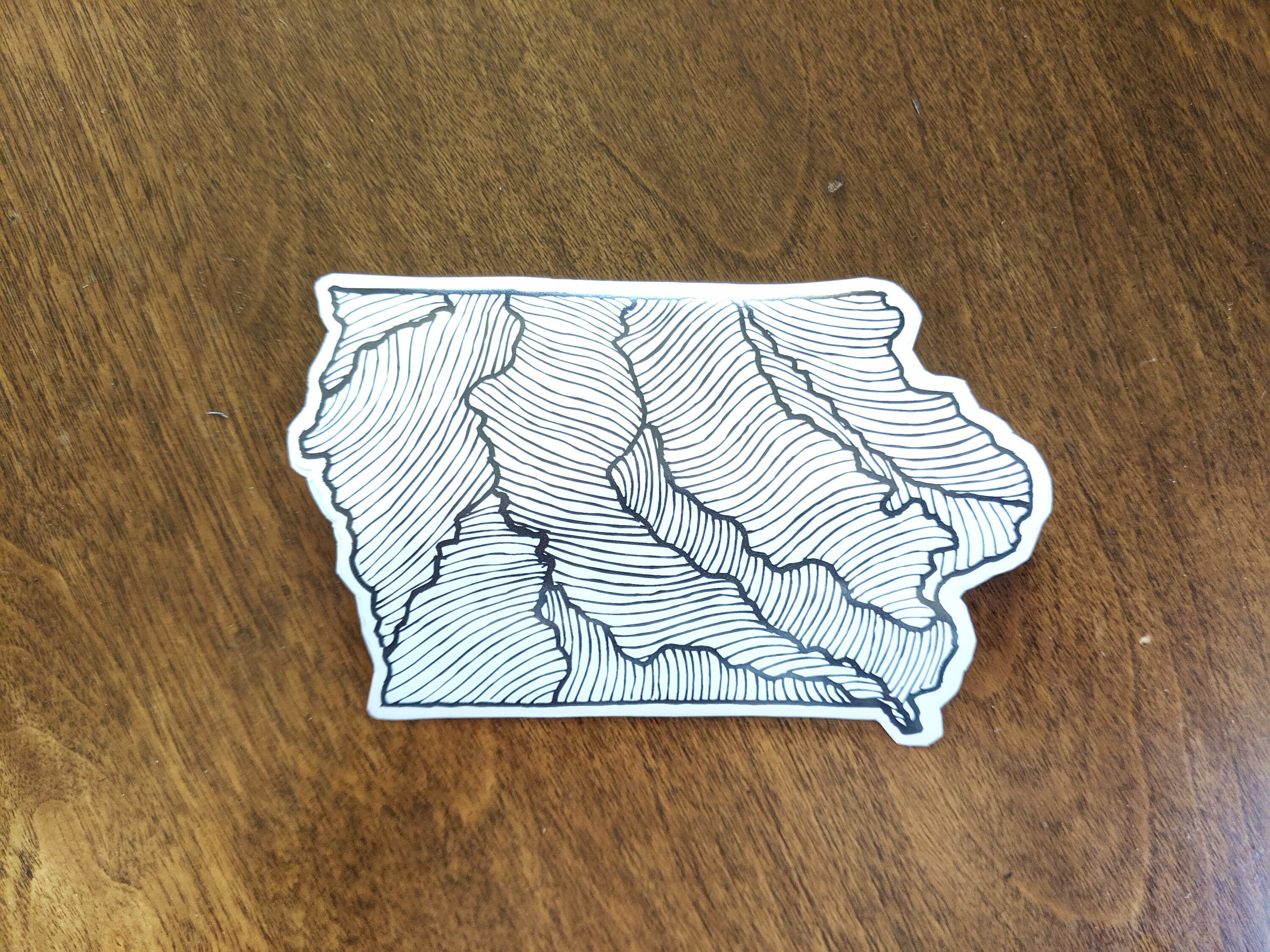 Pick 3 Iowa Stickers | Etsy