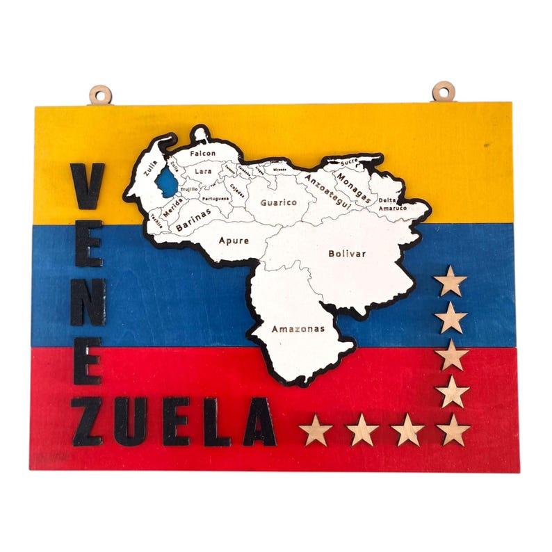 SVG Map of Venezuela: Ideal Office Decor & Meaningful Gift, Art Wall ...