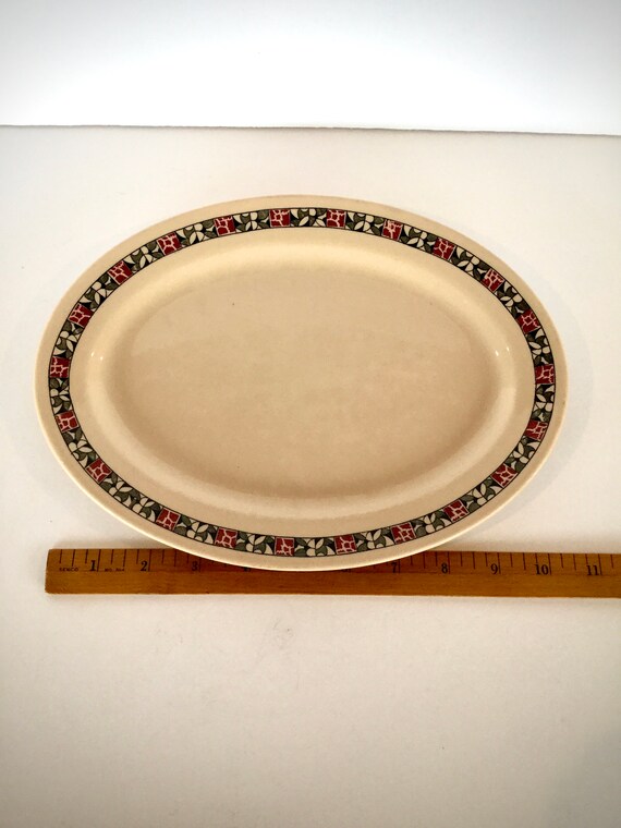 Dining & Serving Plates Kitchen & Dining Vintage Mayan Ware Oval China ...