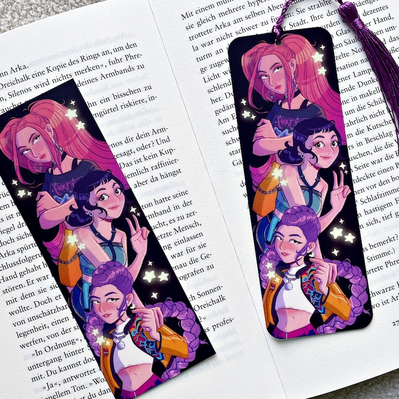 Kpop Demon Hunters Bookmark - Etsy