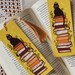 Library Cat Bookmark Green - Etsy