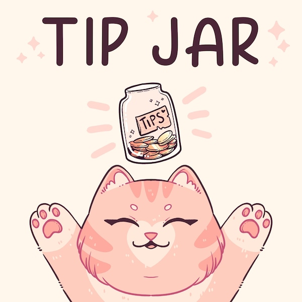 Twitch Tip Jar - Etsy