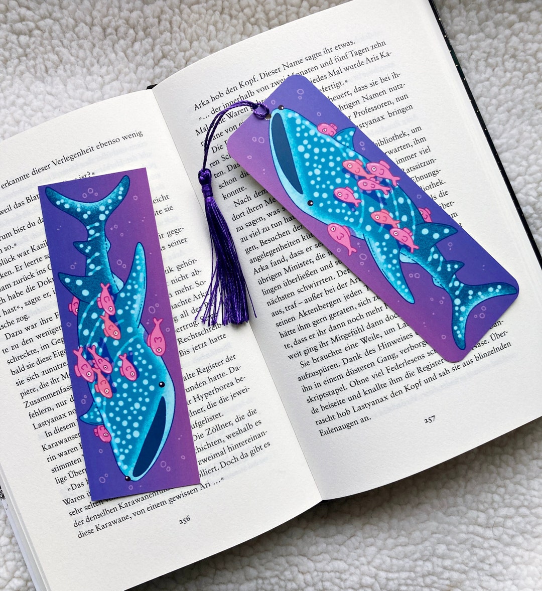 Whale Shark Bookmark - Etsy