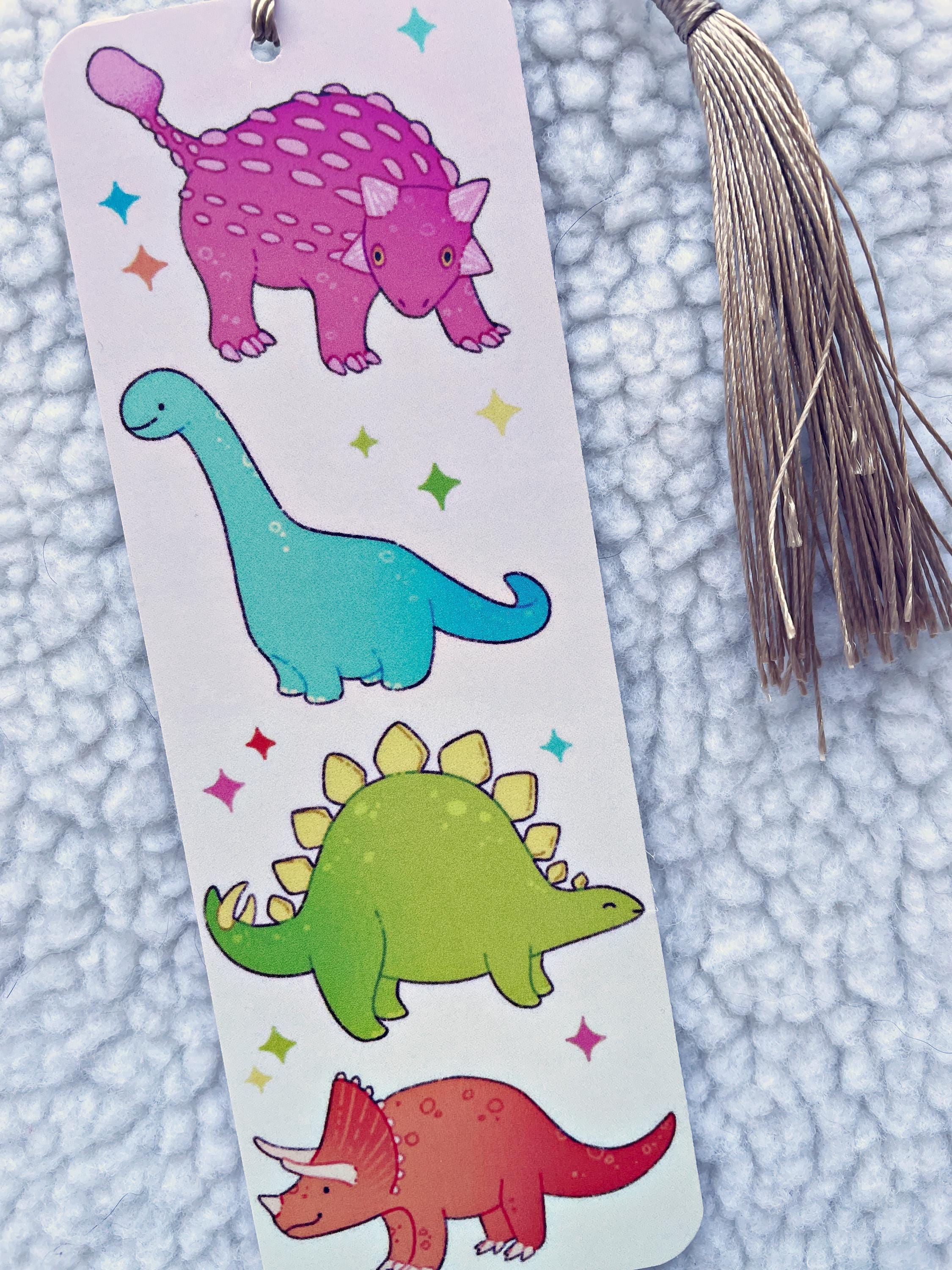 Dinosaur Gang Bookmark - Etsy