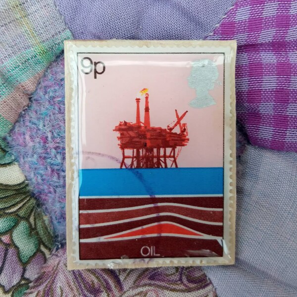 Oil Rig Embroidery - Etsy