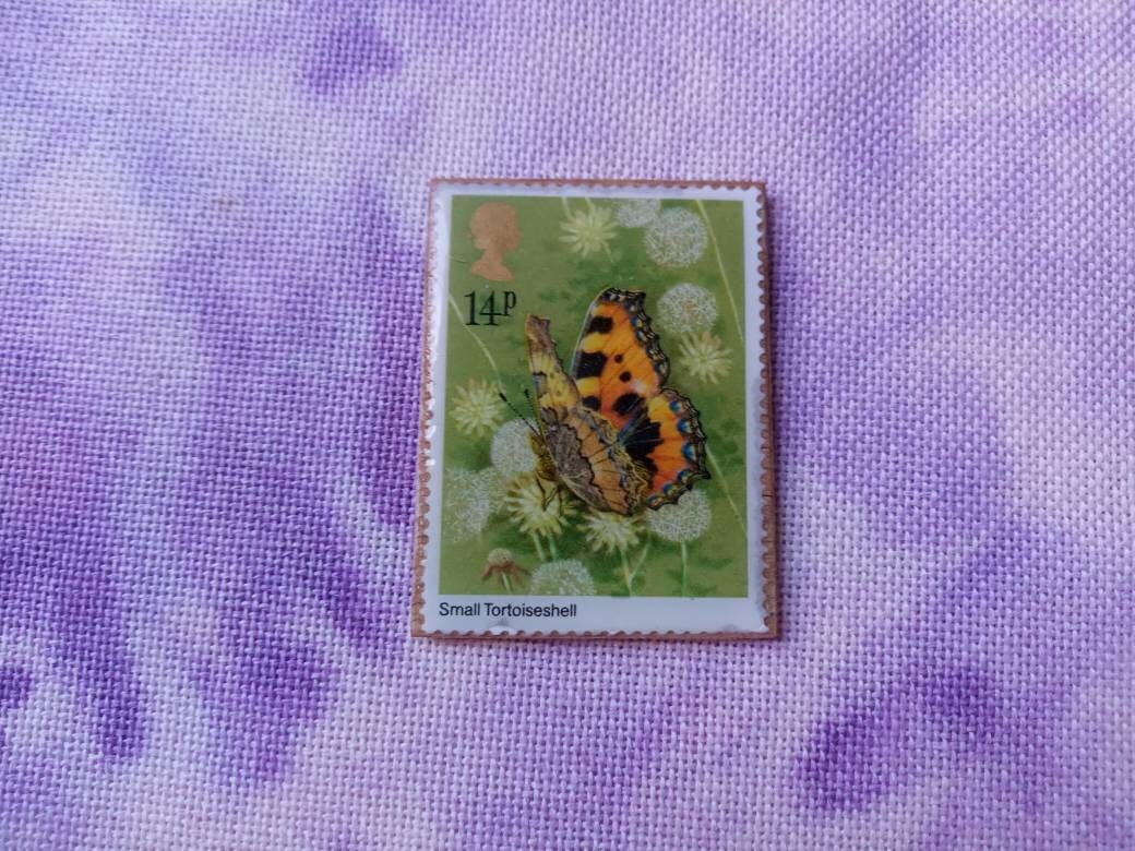 Art & Collectibles Cross Stitch Chequered Skipper Butterfly British ...