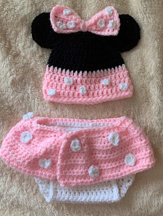 Minnie Mouse Inspired Diaper Set | Etsy