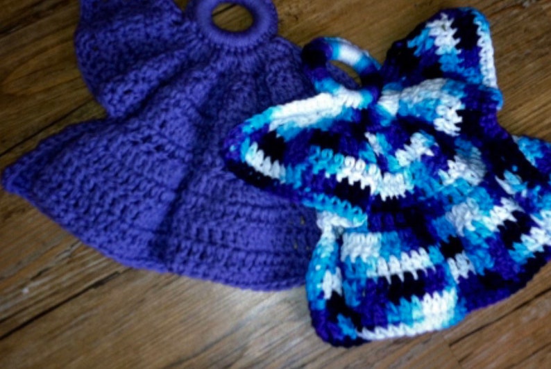 Crocheted Angel Dishcloths - Etsy