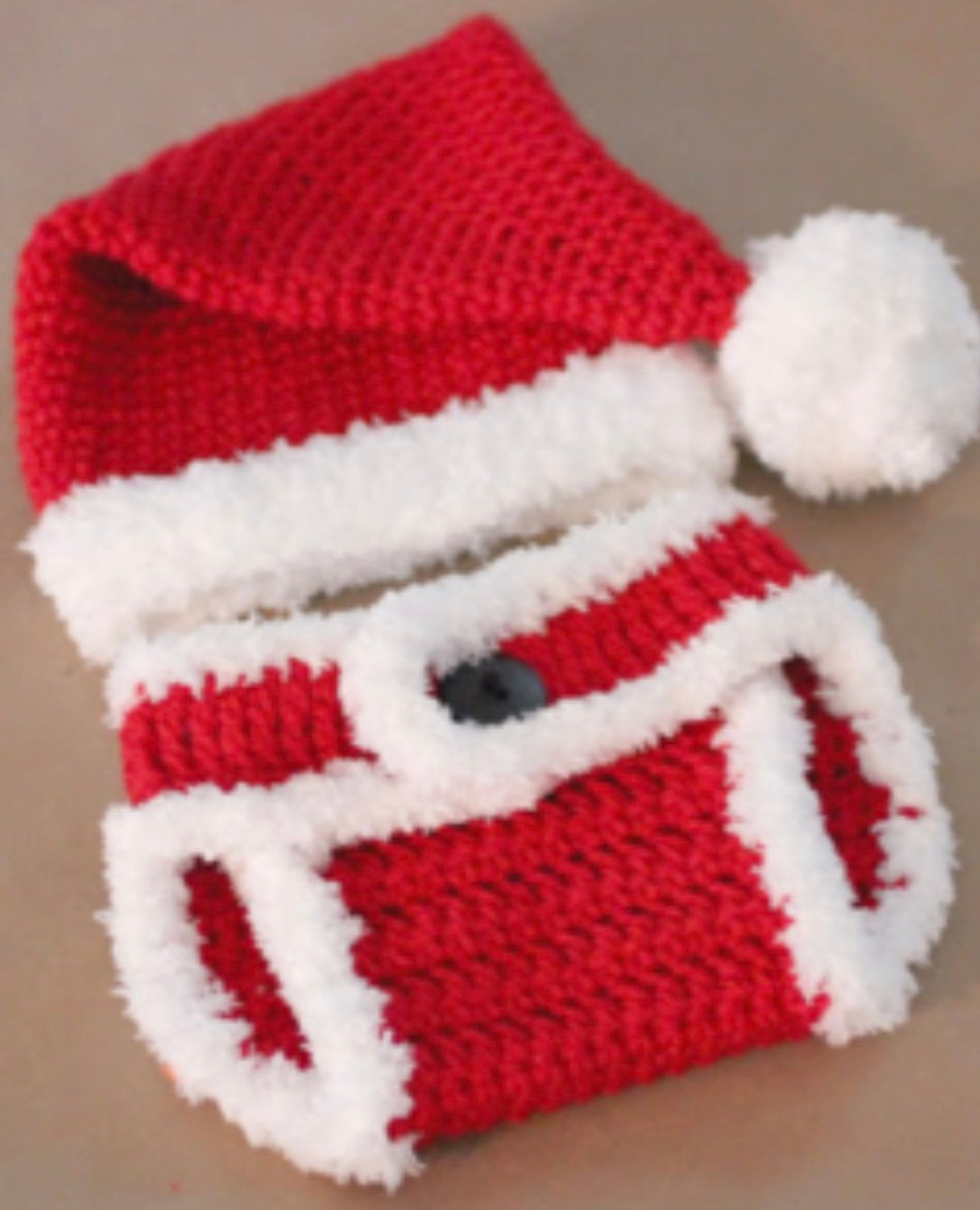 Santa Diaper Set - Etsy