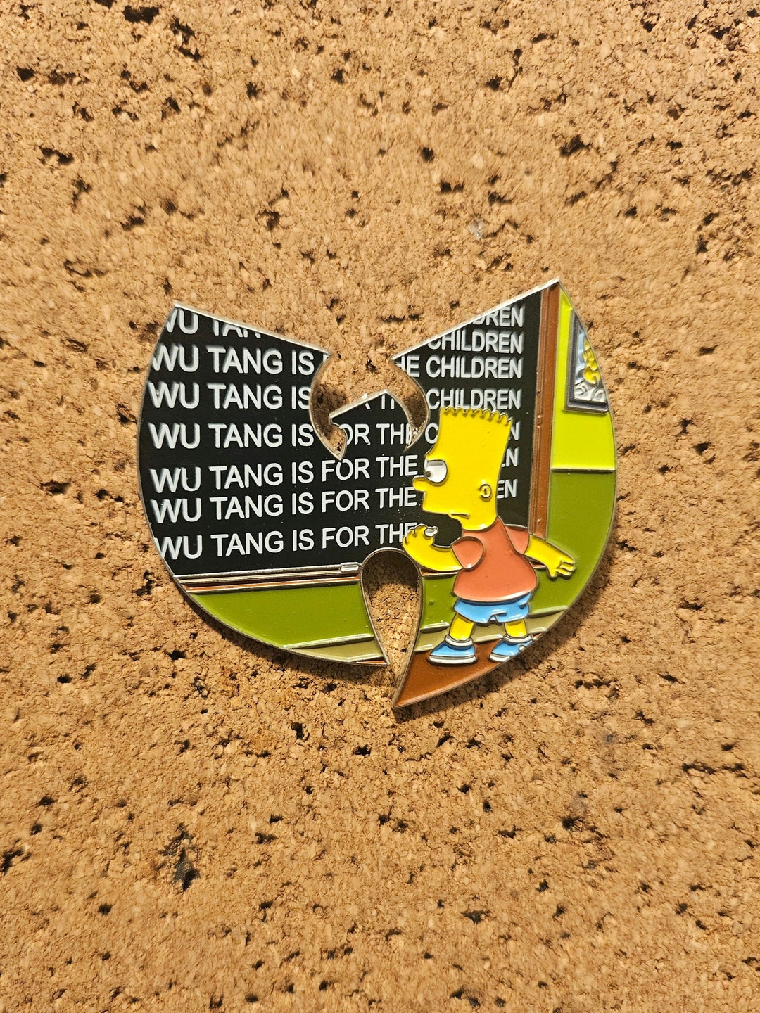 Wu-tang is for the Children Simpsons Pin silver - Etsy