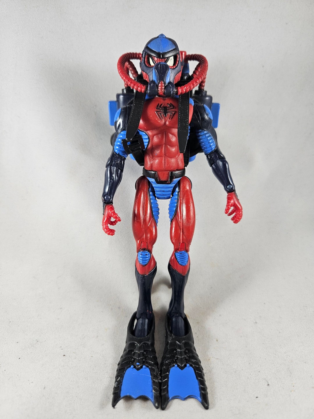 Marvel 2008 Scuba Gear Spiderman 6 Action Figure Hasbro With Flippers ...