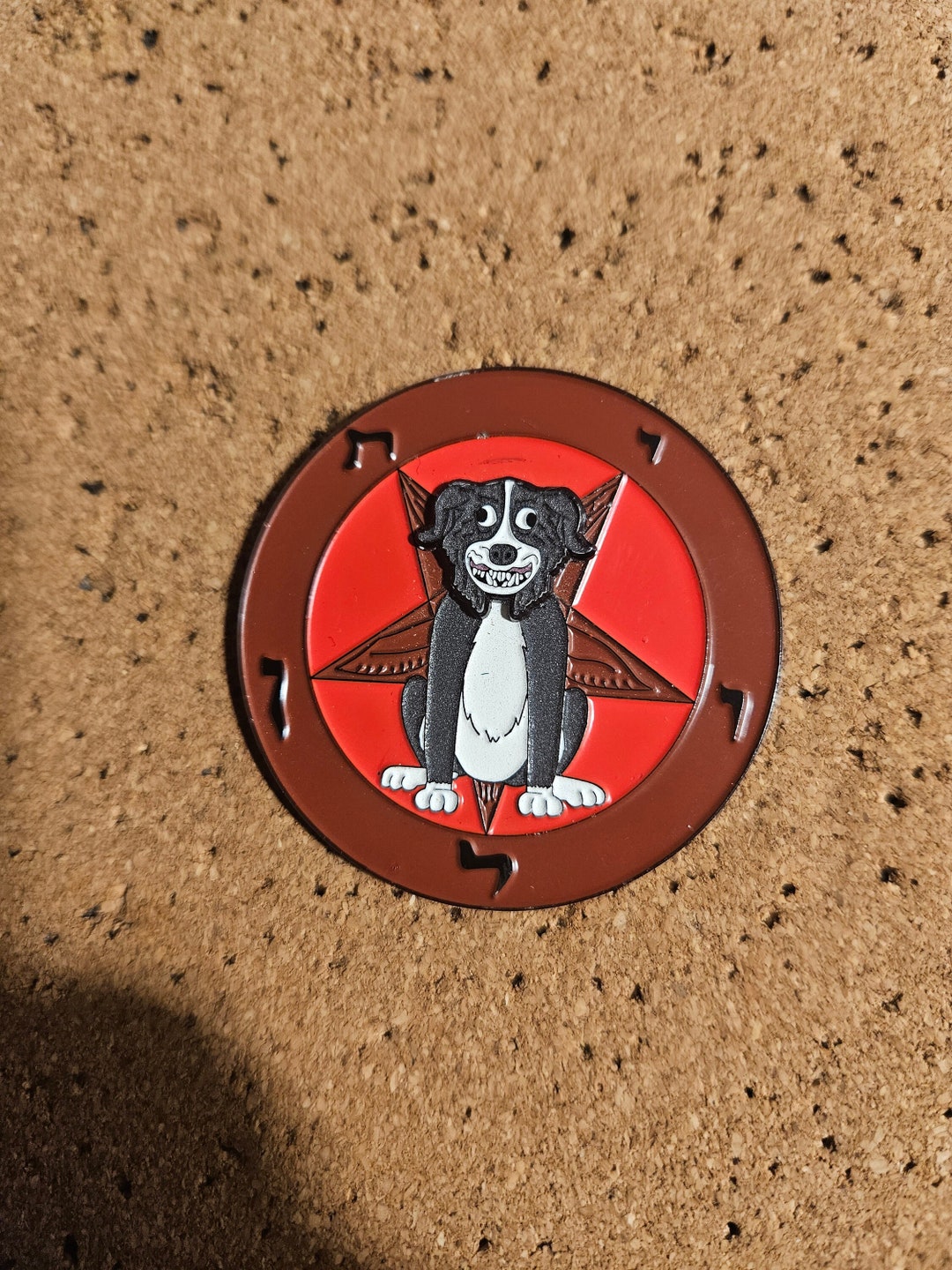 Mr. PICKLES Pentagram Spinner Pin - Etsy