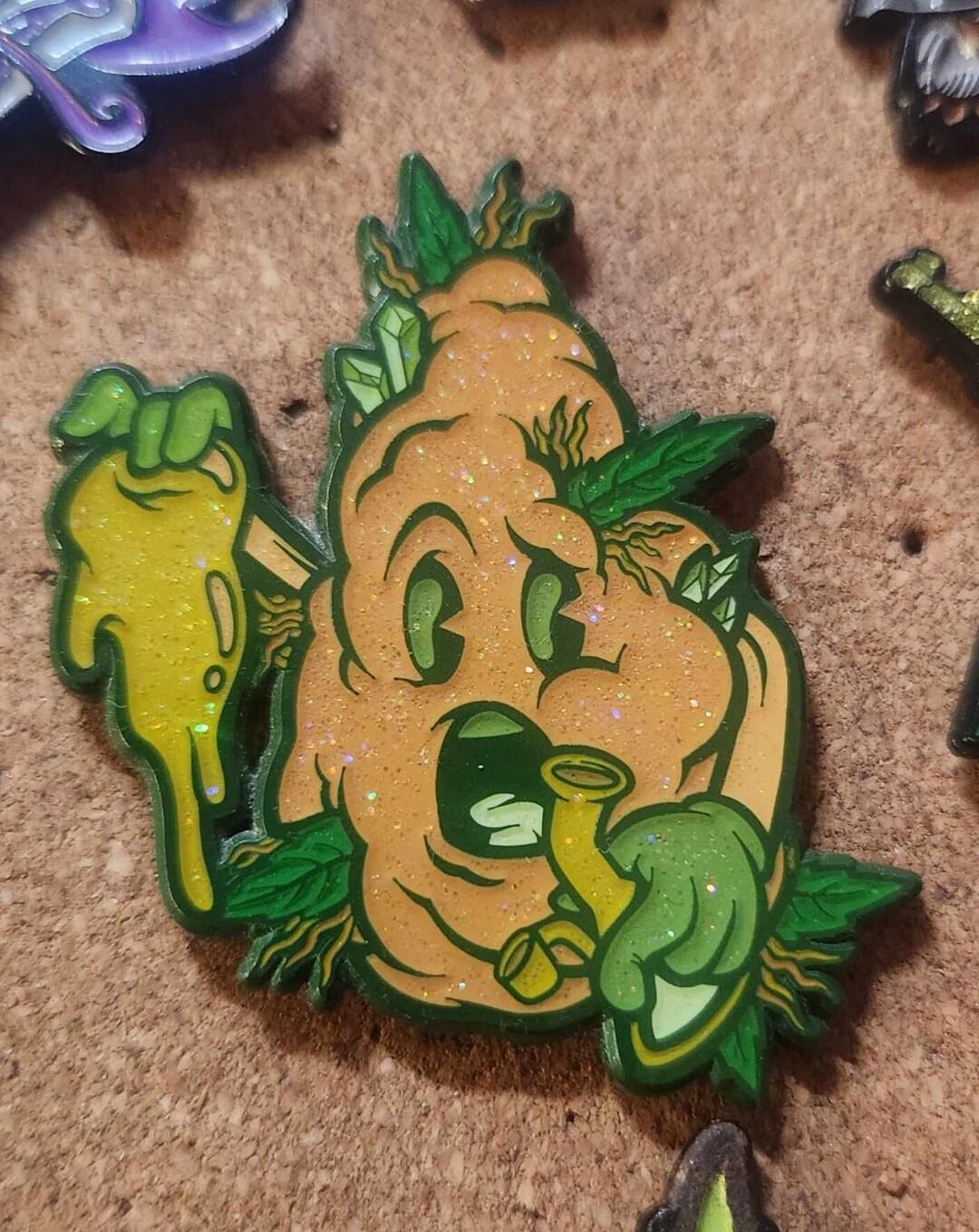 Nugget Doing Dabs Pin - Etsy