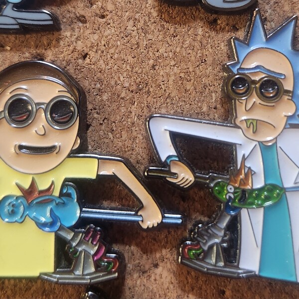 Rick and Morty Pin - Etsy