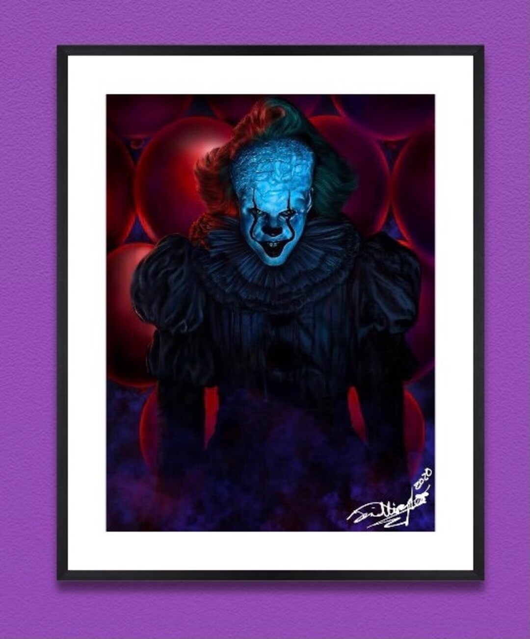 Pennywise With Balloons Drawing - IT: Chapter 2, Stephen King Movie ...