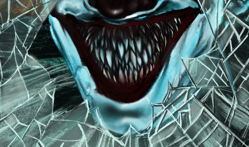 Pennywise Drawing Fun-house Scene IT: Chapter 2 Stephen - Etsy