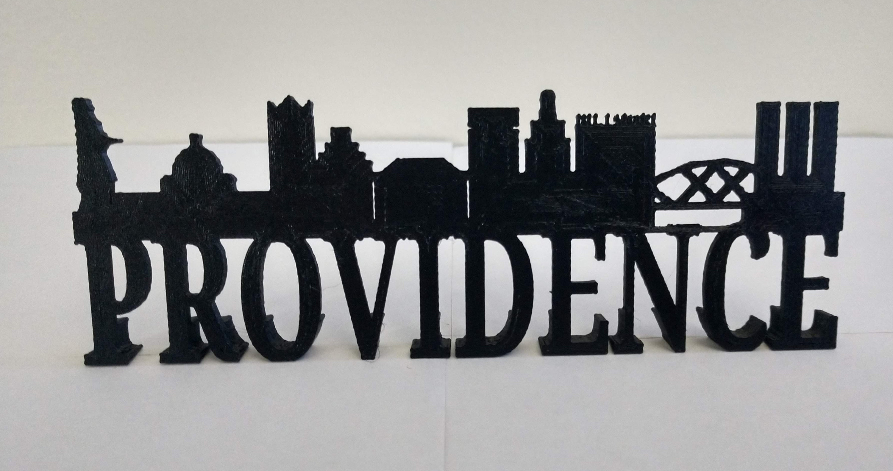 Providence RI- 3D Printed Skyline Silhouette - Small - Etsy
